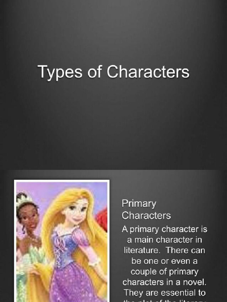 Types of Characters | PDF