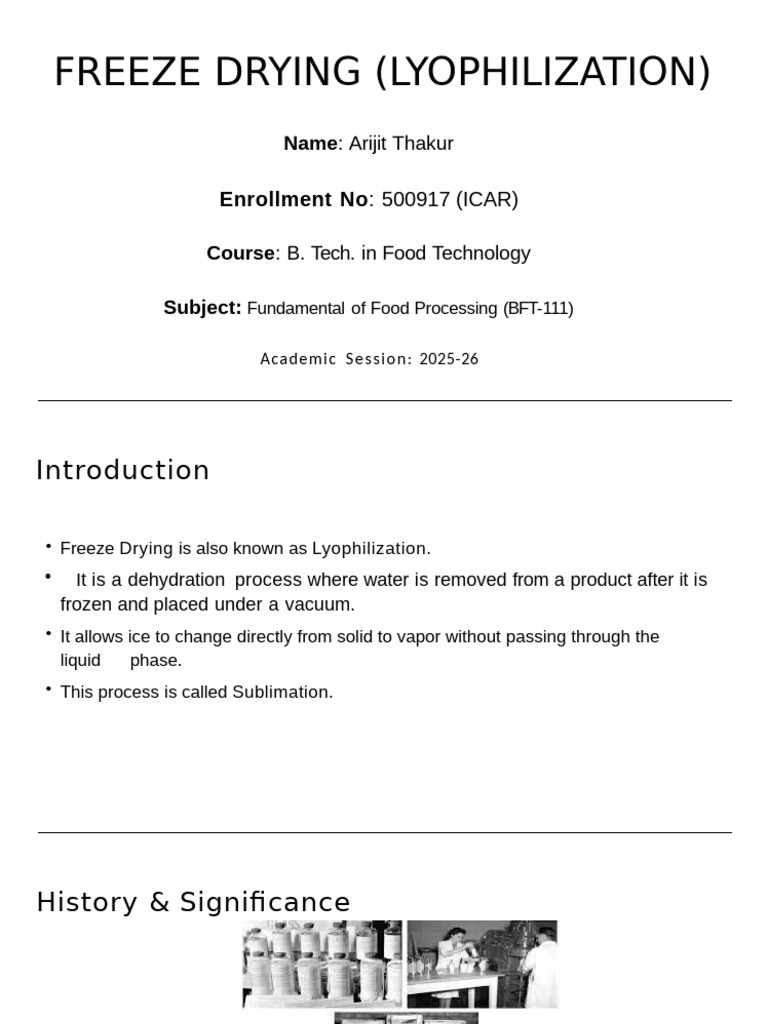 Understanding Freeze Drying Process | PDF | Water Vapor | Water