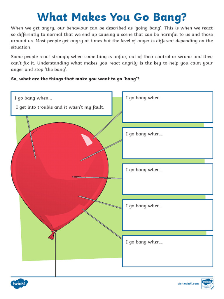 T P 650 What Makes You Go Bang Worksheet Ver 2 | PDF