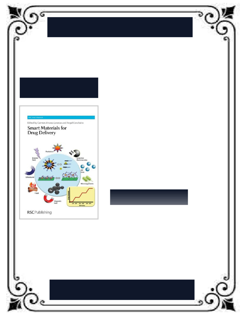 Smart Materials For Drug Delivery Complete Set Volumes 1 2 1st Edition ...