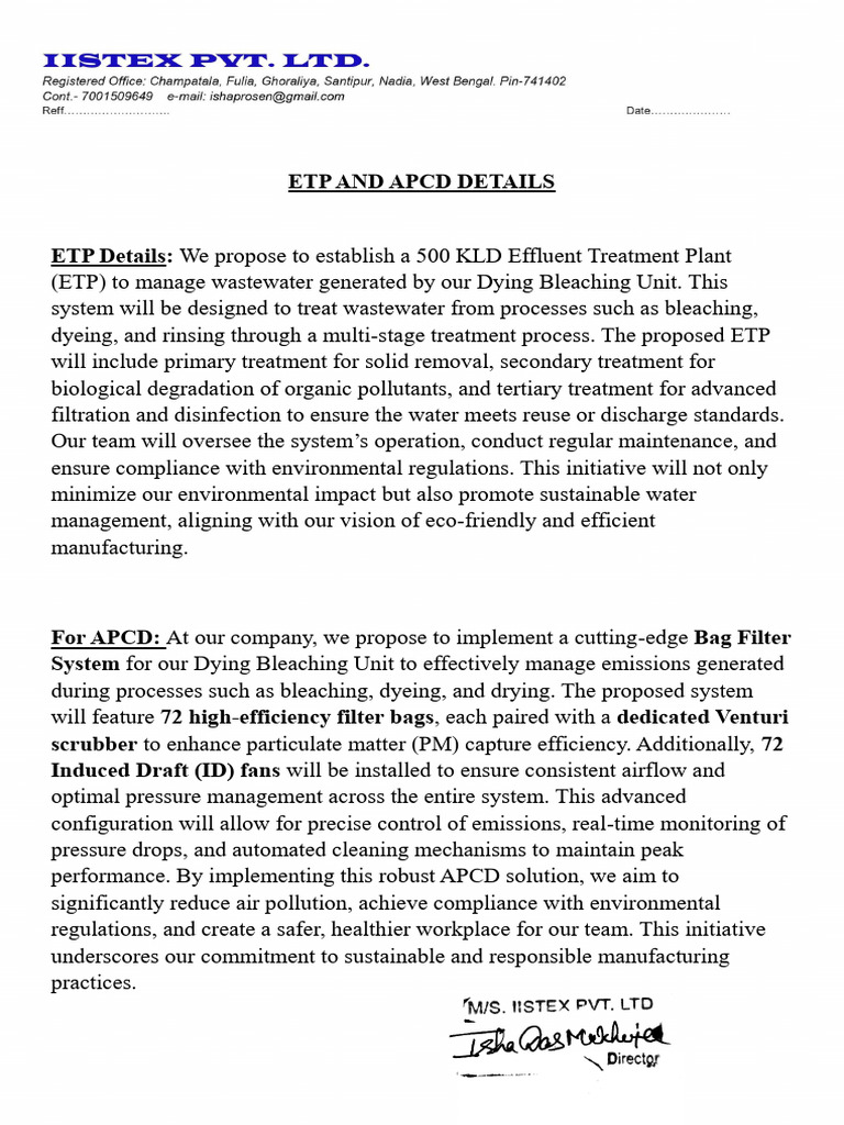 Etp and Apcd Details | PDF