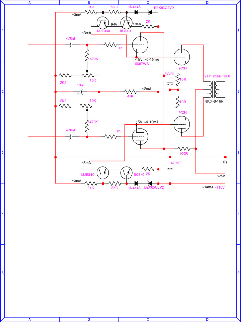 2C34 With Component Values | PDF