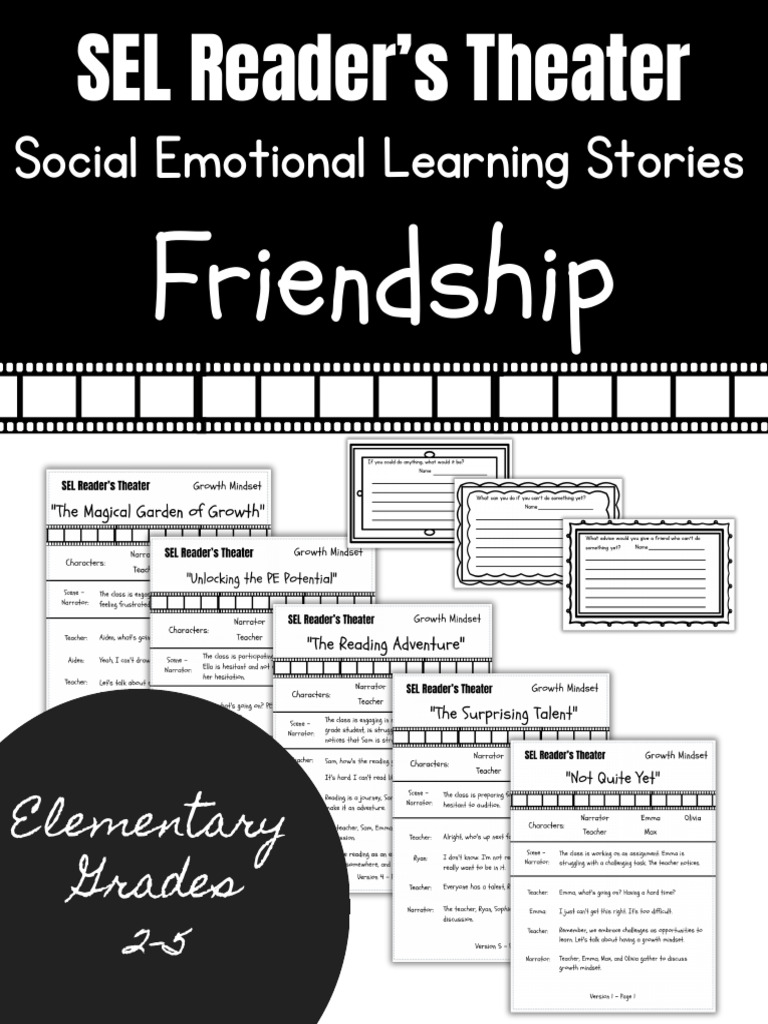 Friendship: Social Emotional Learning Stories | PDF