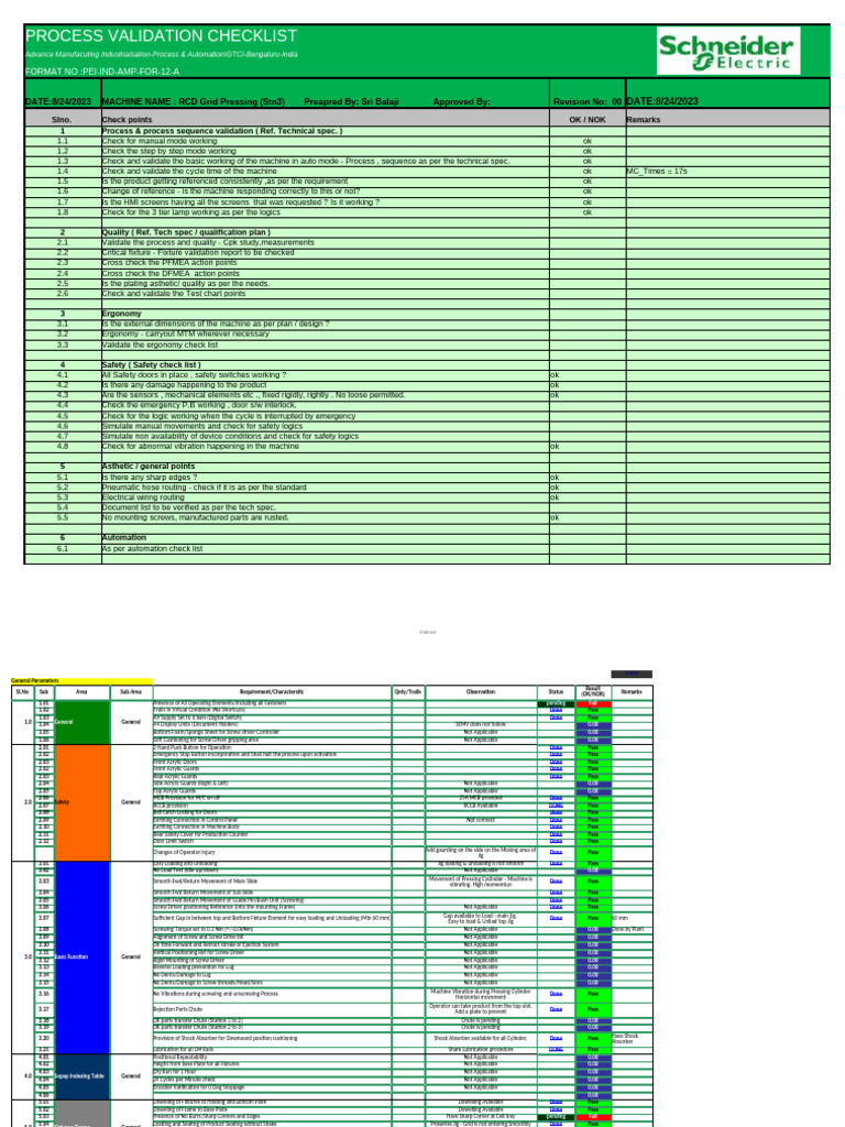 SEI-AMP-CLS-004-00 - Process Checklist - Grid - AB 2-10 Chien | PDF ...