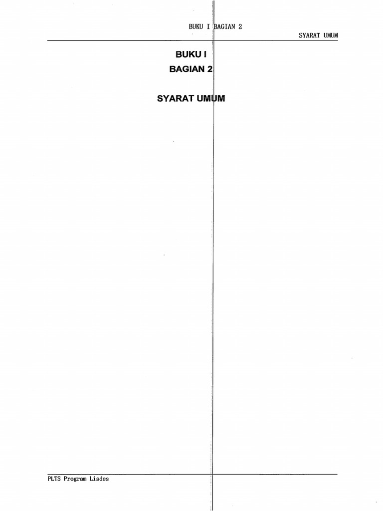 24115649-Buku I Bagian 2 Syarat Umum | PDF