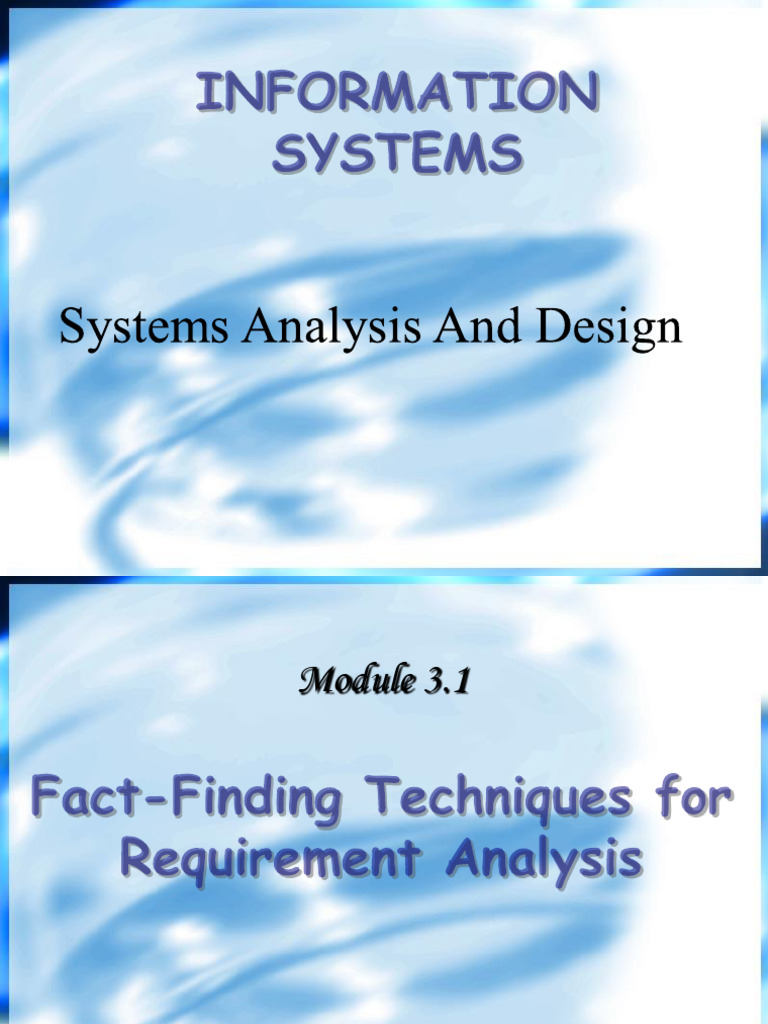 Requirements Discovery Techniques Guide | PDF | Interview | Sampling ...