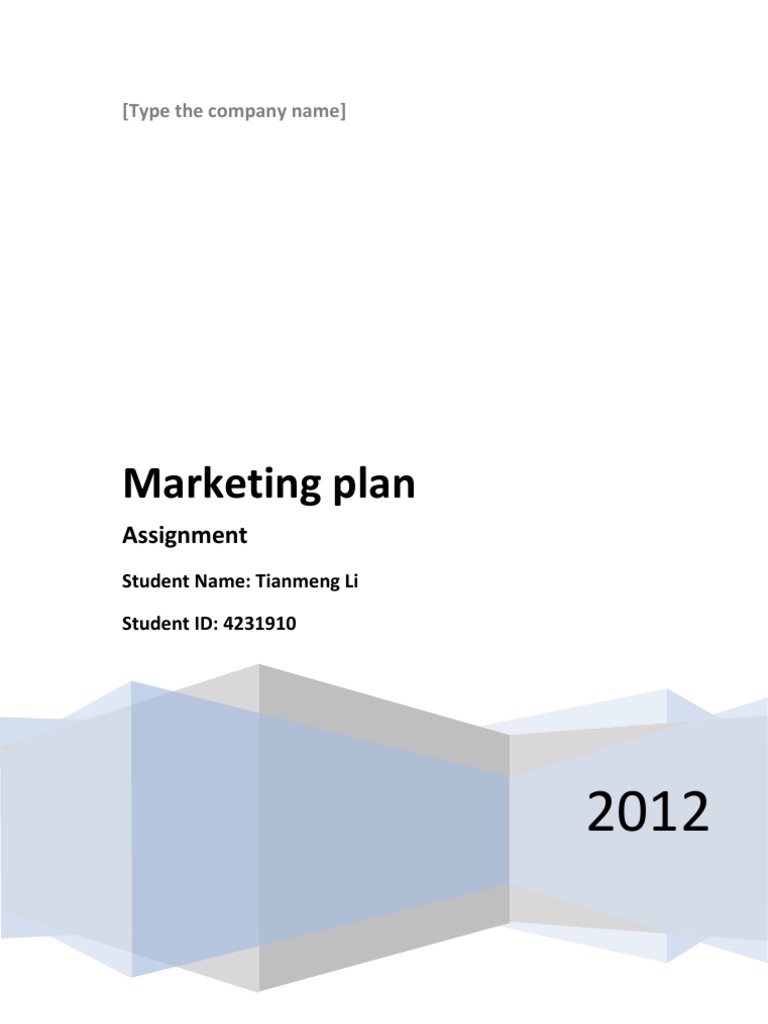 Marketing PLan Assignment | Download Free PDF | China | World Politics