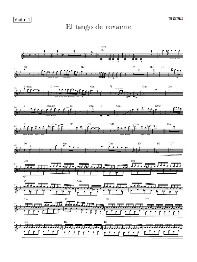 El tango de roxanne | PDF