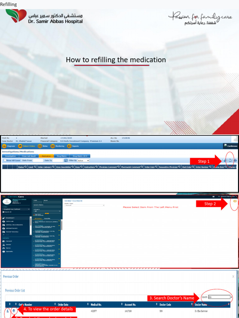Refill Medication | PDF