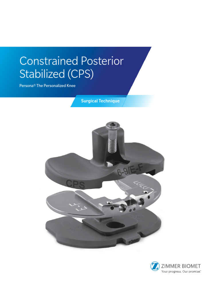 CPS Persona Knee Surgical Technique Guide | PDF | Knee ...