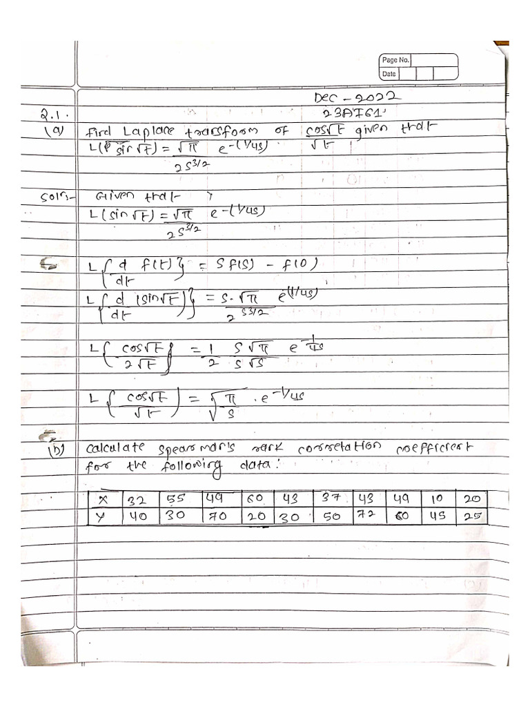 M4 Notes For Easy and Quick Revision | PDF