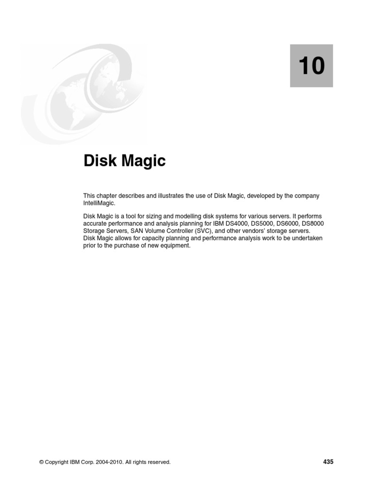 Disk Magic | PDF | Hard Disk Drive | Disk Storage