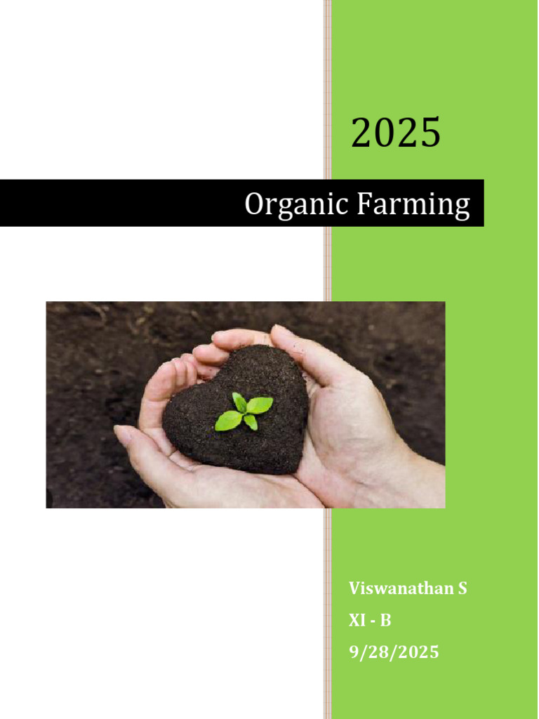 Organic Water Case Study | PDF | Crop Rotation | Organic Farming
