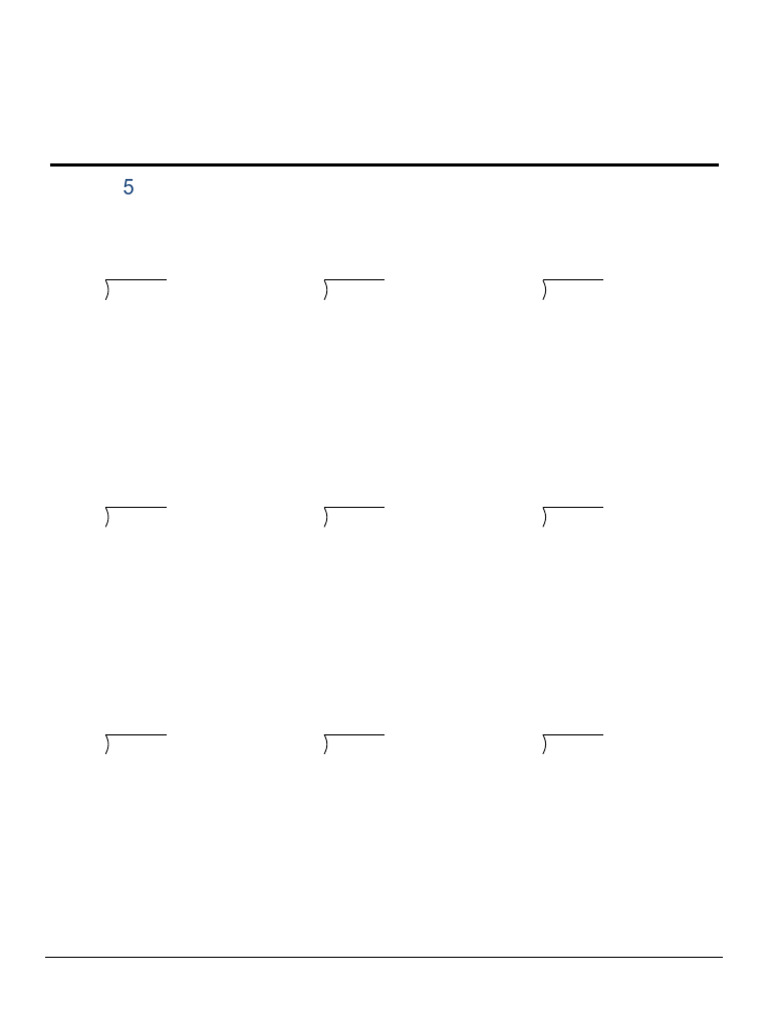 Grade 4 Long Division 4x1 Digit No Remainder B | PDF