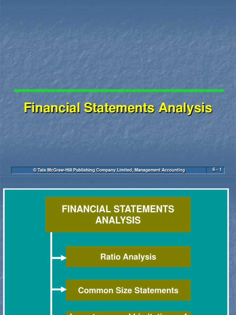 Financial Statements Analysis: © Tata Mcgraw-Hill Publishing Company ...