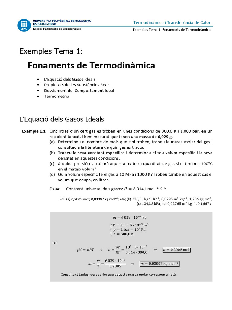 TTC t1. - Exemples | PDF