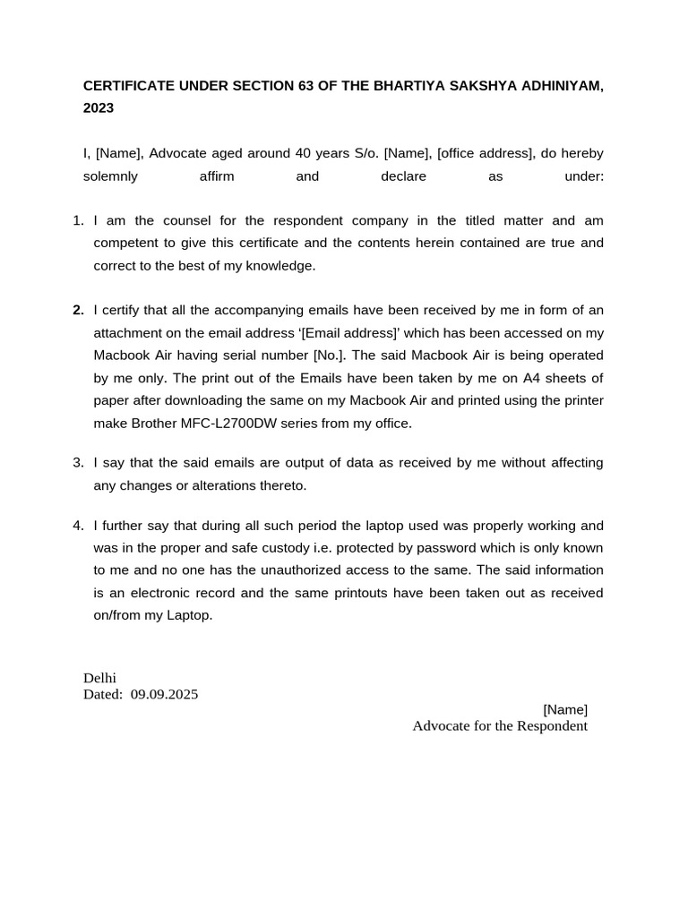 Certificate of Email Authenticity 2023 | PDF