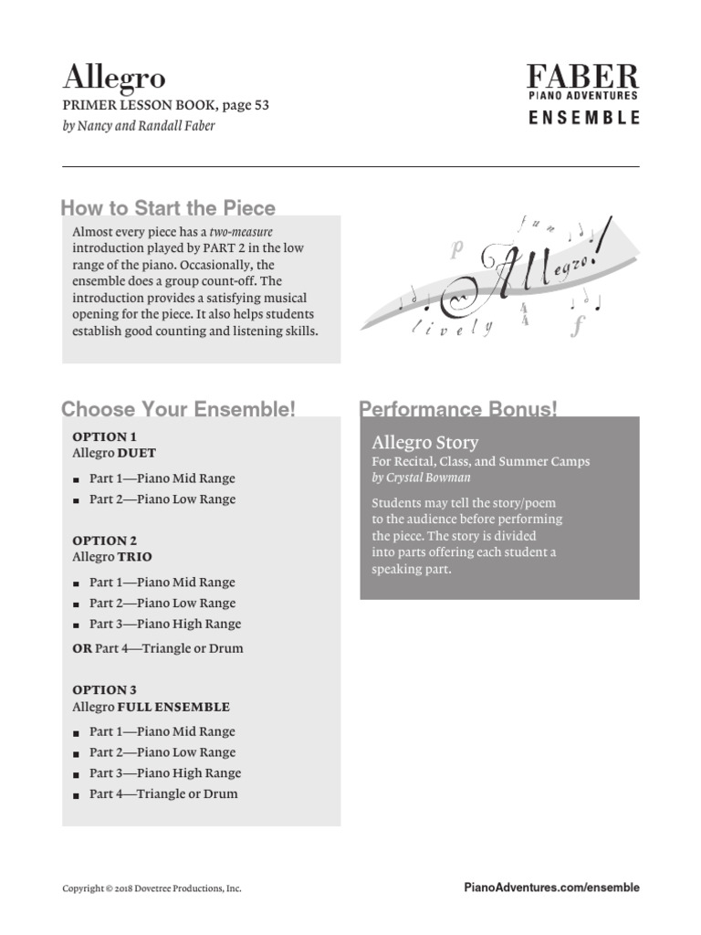 Primer Ensemble Lesson p53 | PDF | Performing Arts | Elements Of Music