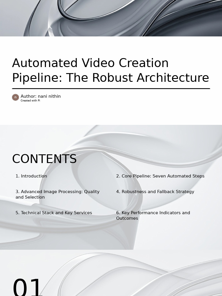 Automated Video Creation Pipe... | PDF | Artificial Intelligence ...
