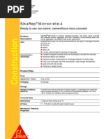 SikaQuick®-1000 Product Data Sheet | PDF | Concrete | Strength Of Materials