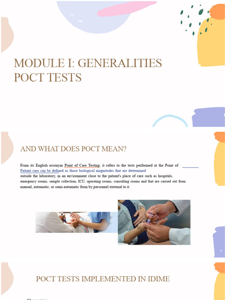 Understanding Point of Care Testing (POCT) | PDF | Hyperglycemia ...