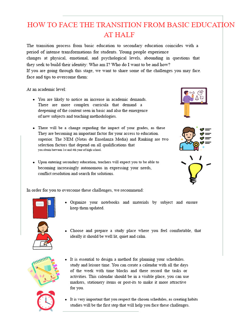 Navigating the Transition to Secondary Education | PDF | Curriculum ...