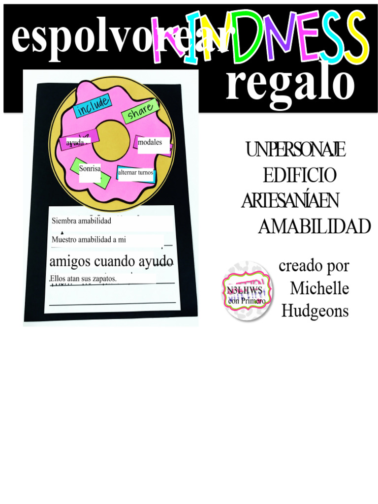 actividad de donas de esparcir amabilidad | PDF