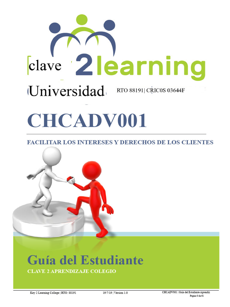 1. Libro de texto completo - CHCADV001 | PDF | Derechos humanos ...