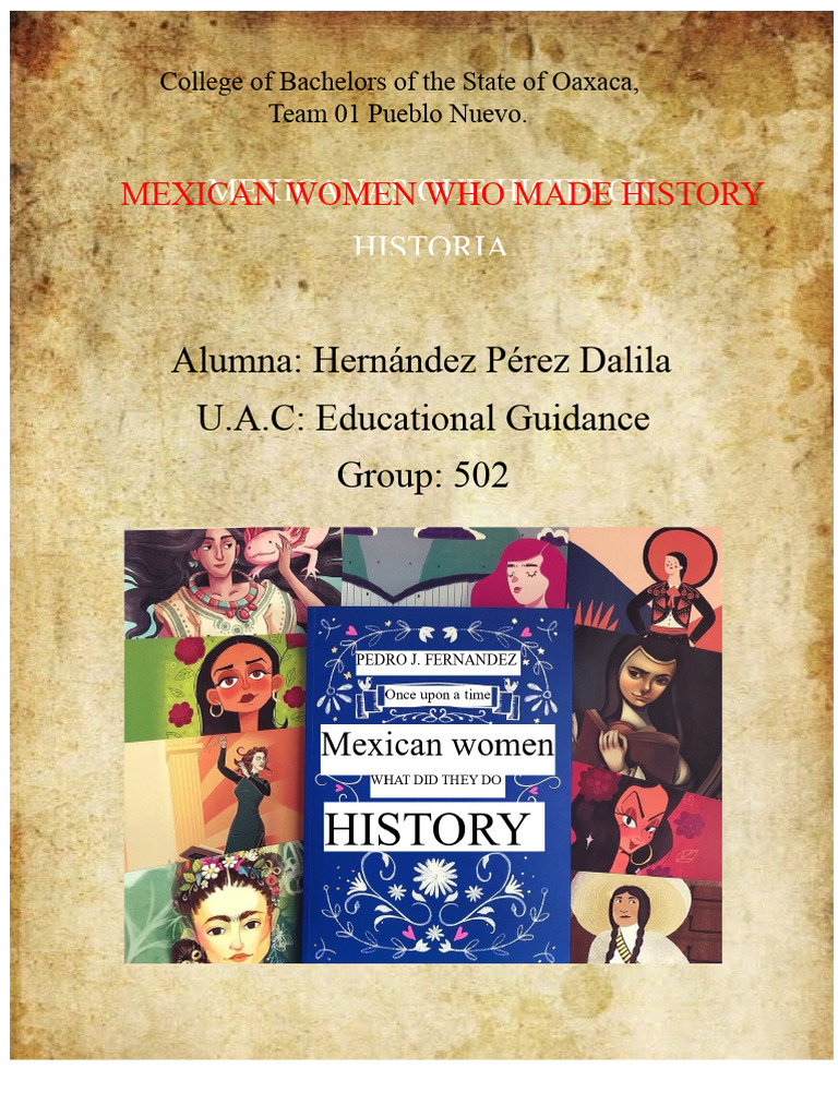 Mexican Women Who Made History | PDF | Mexico | Mexican Revolution