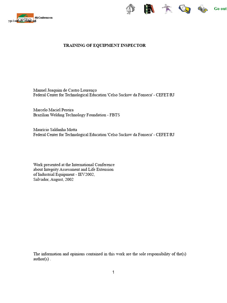 Equipment Inspector Training Overview | PDF | Corrosion