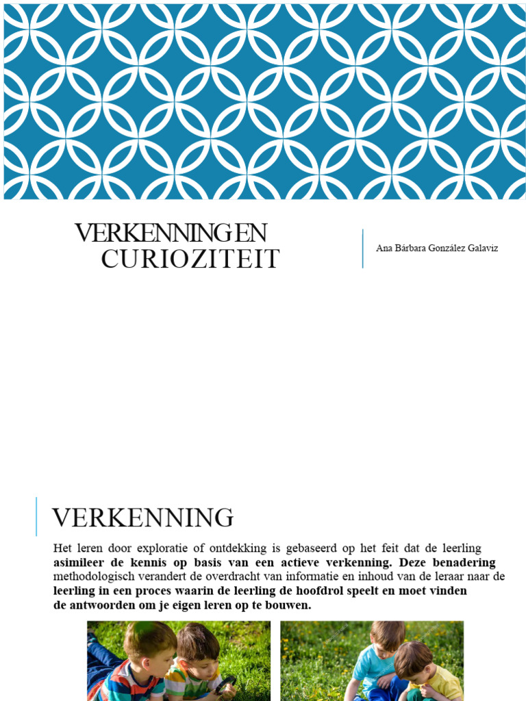 Verkenning en Nieuwsgierigheid | PDF