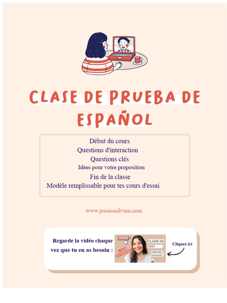 Cours d'espagnol : Guide d'interaction | PDF | Langue espagnole