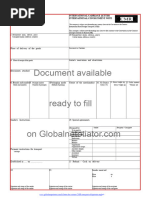 CMR Transport Document Template | PDF | Services (Economics) | Transport