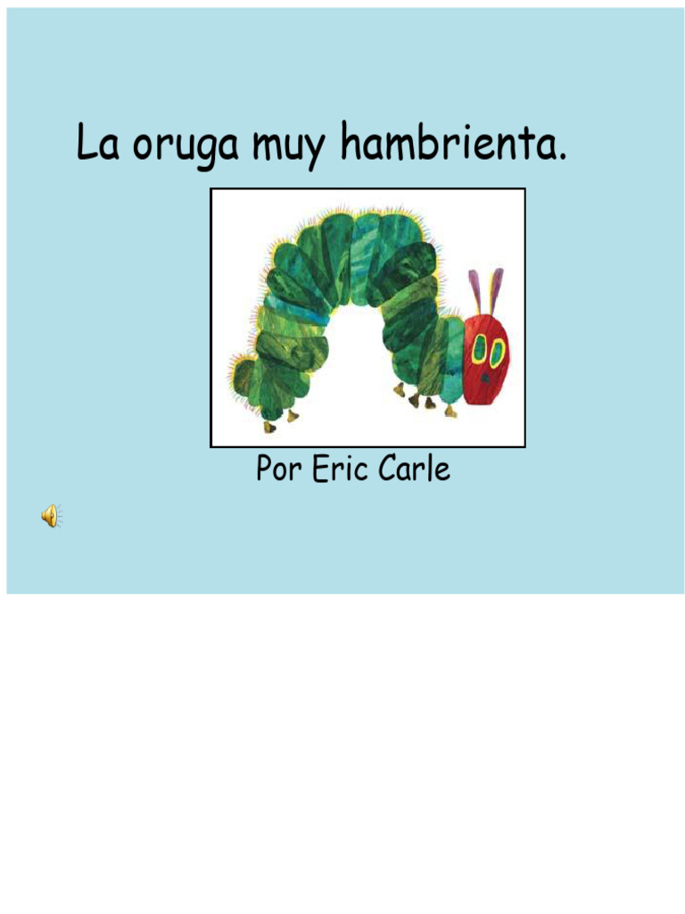 El Gusano Muy Hambriento Libro | PDF