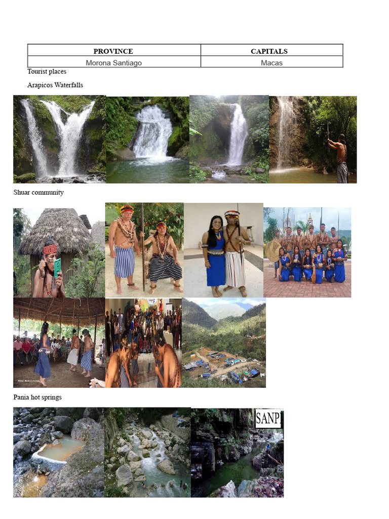 Morona Santiago: Culture and Tourism Guide | PDF