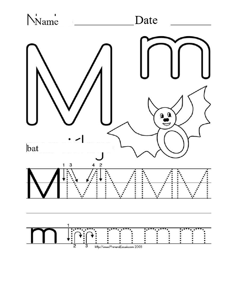 "M, S, and T Letter Activities for Kids" | PDF