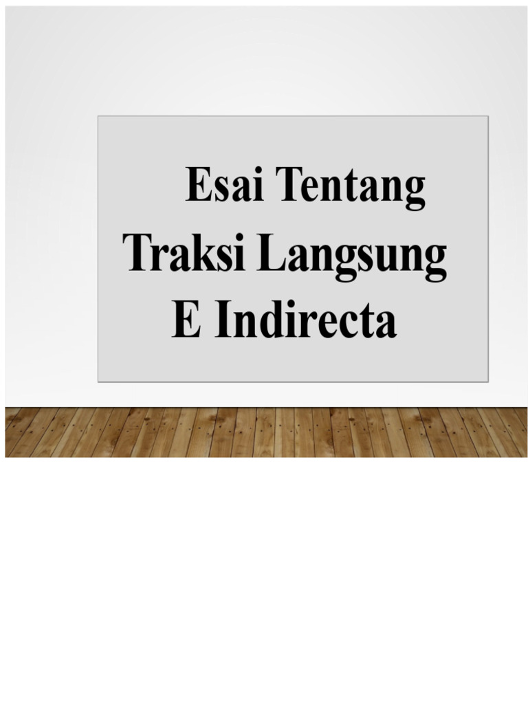 Uji Traksi Langsung dan Tidak Langsung Batu | PDF
