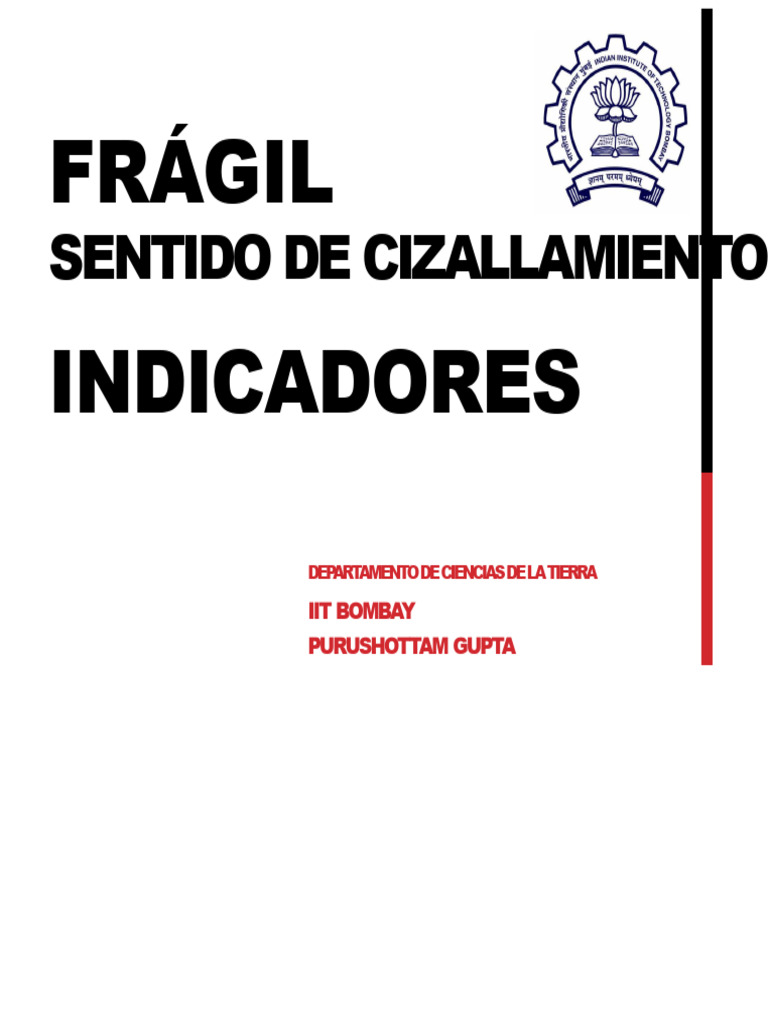 Indicadores de Sentido de Corte Frágil | PDF | Falla (geología) | Fractura