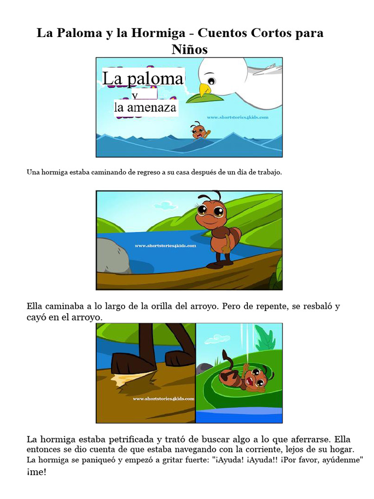 La Hormiga y La Paloma | PDF