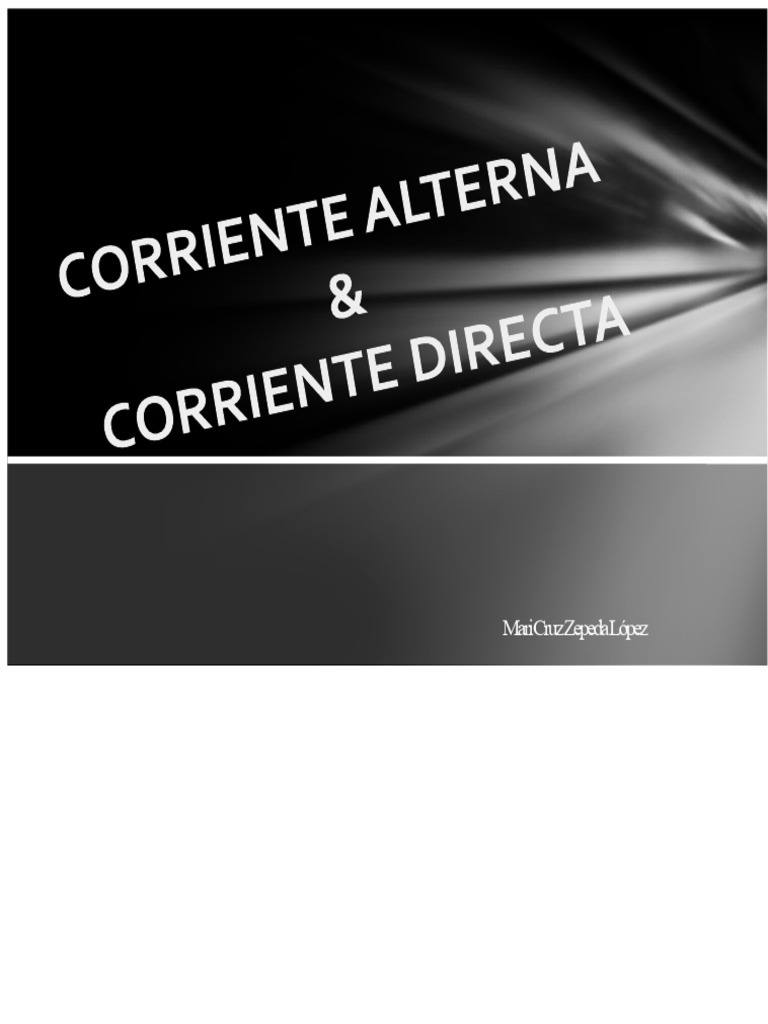 Alternating Current & Direct Current | PDF | Direct Current ...