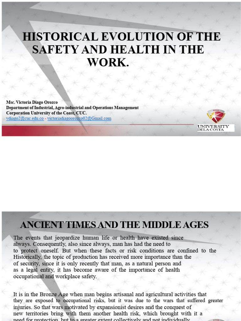 Evolution of Workplace Safety History | PDF | Occupational Safety And ...