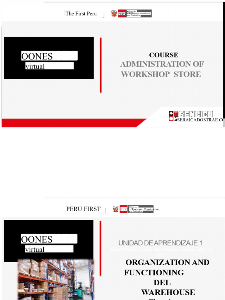Ua 1 Warehouse Management of Work Class 1 PDF | PDF | Warehouse | Inventory