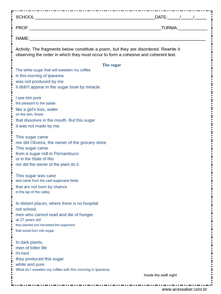 Activity Coherence and Textual Cohesion High School Answers.pdf ANSWER ...