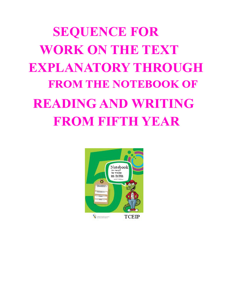 Explanatory text Fifth Cle | PDF