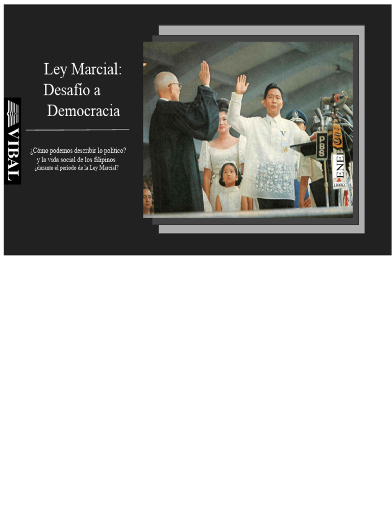Ley Marcial en Filipinas: Contexto y Consecuencias | PDF | Ley marcial ...