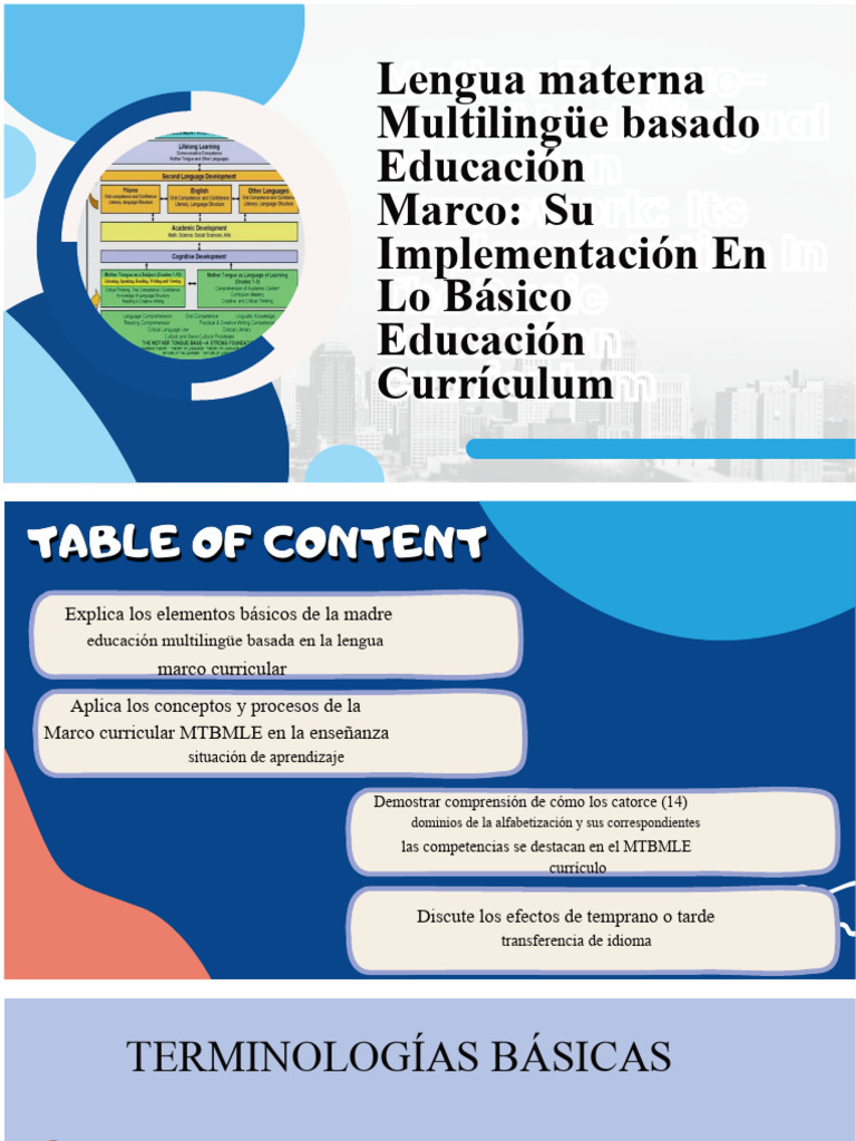 Educación Multilingüe Basada en La Lengua Materna | PDF | Plan de ...