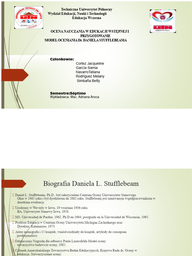 Model Daniel L. Stufflebeam | PDF