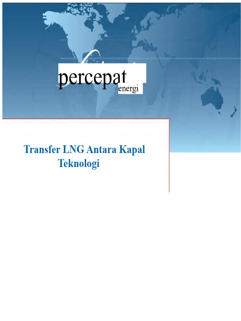 Teknologi Transfer LNG Antar Kapal | PDF