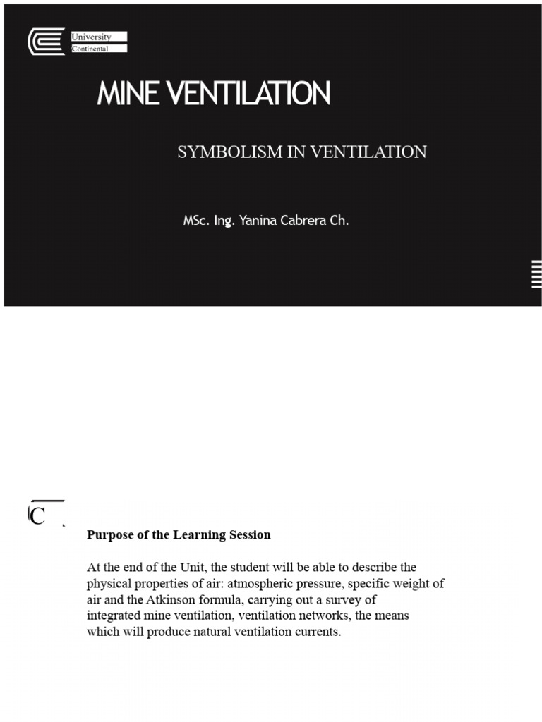 Mine Ventilation Systems Overview | PDF | Ventilation (Architecture ...