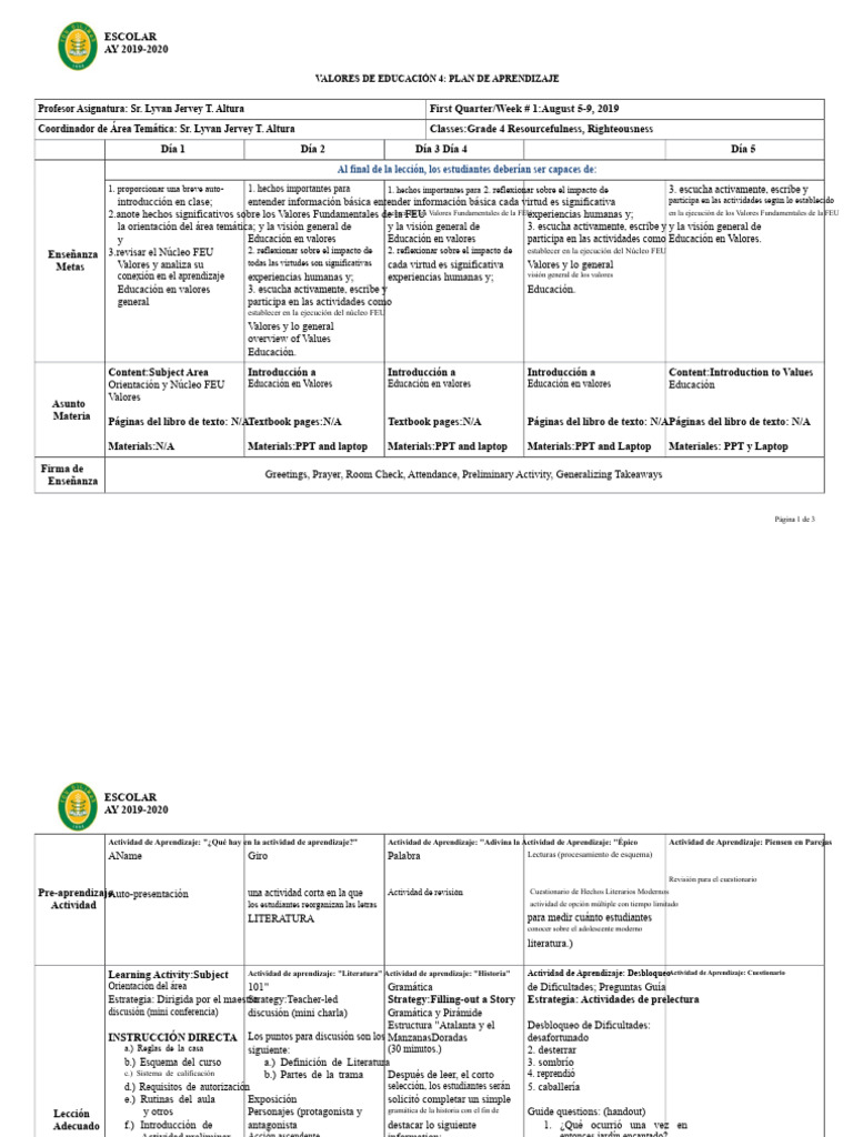 Sample WLP | PDF | Aprendizaje | Inteligencia